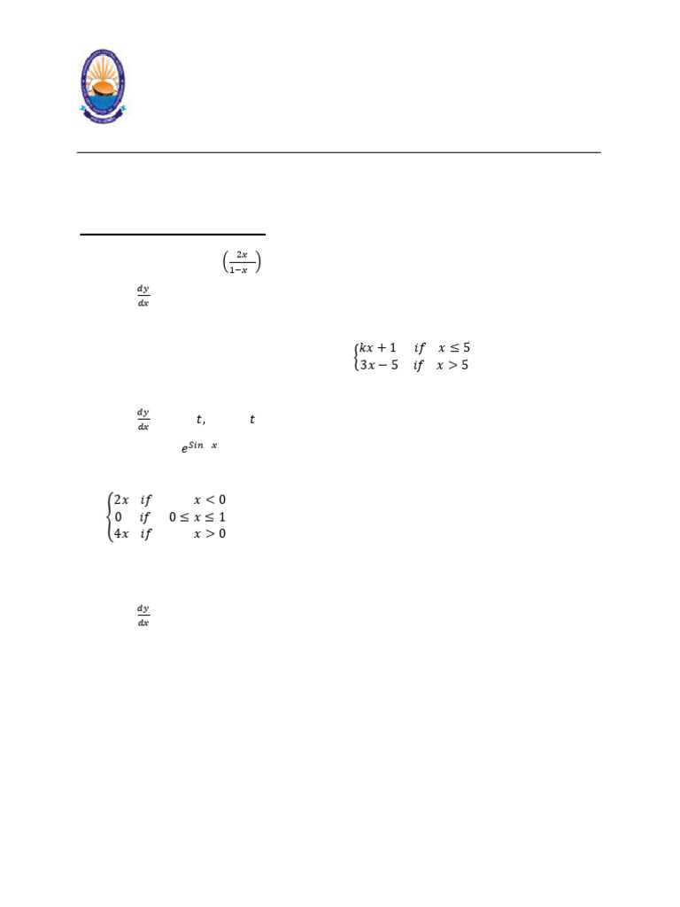 Maths Test 2 Class 12 | PDF