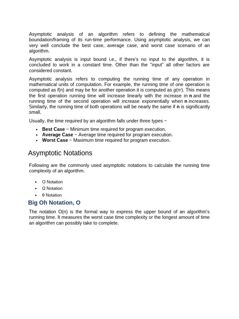 Unit 5 AAsymptotic Analysis Part 2 | PDF | Time Complexity | Computer Science