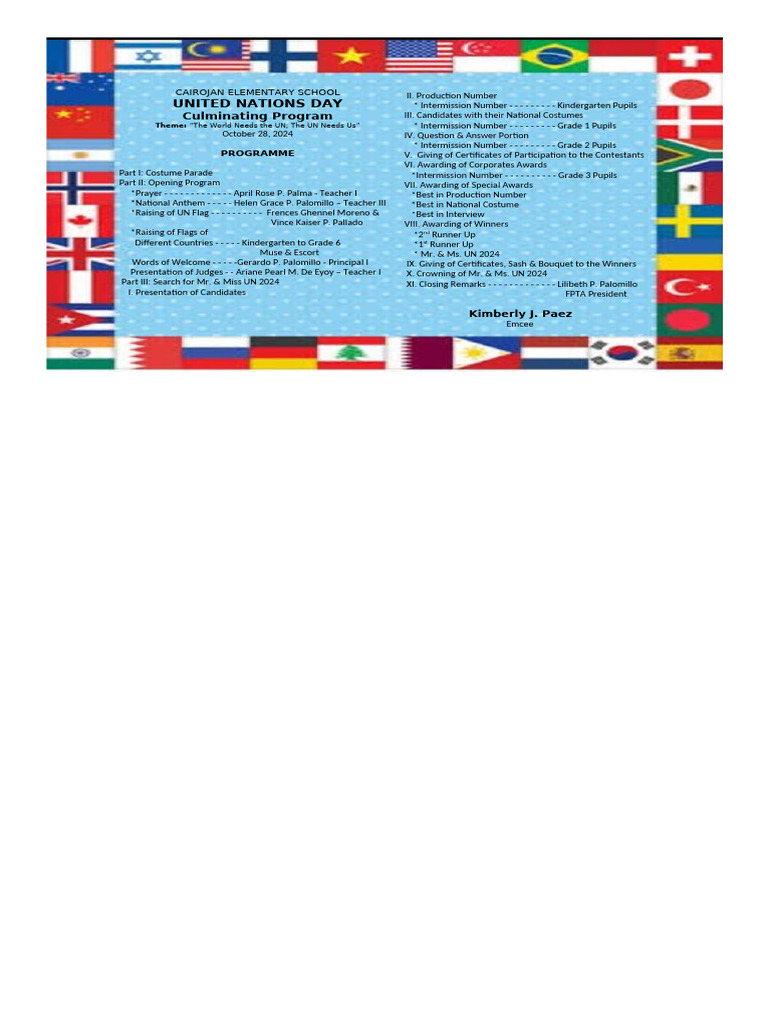 Un Program 2024 | PDF