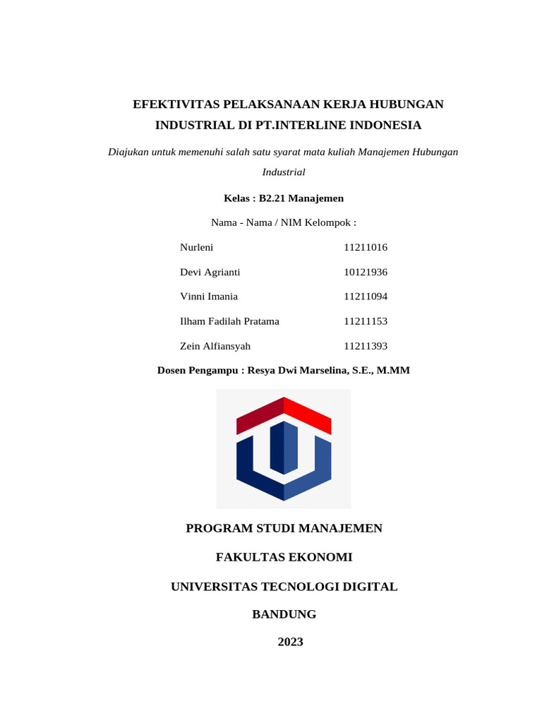 Makalah Mhi Kel.5 (PT - Interline Indonesia) | PDF