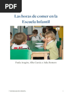 Proyecto DISEÑO COMEDOR INFANTIL | PDF | Educación de la primera infancia | Plan de estudios