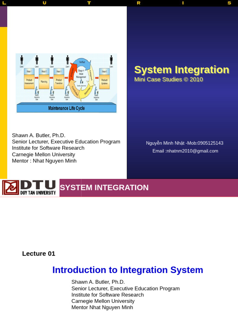 SIP01 - Introduction To Integration System - Ver01 | PDF