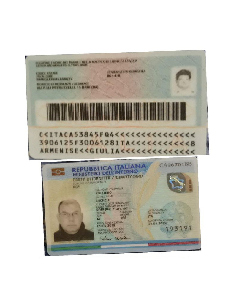 Italian - ID - Tony Copy. | PDF