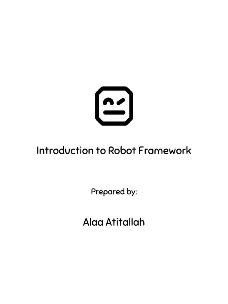 Introduction To Robot Framework | PDF | Selenium (Software) | Computing