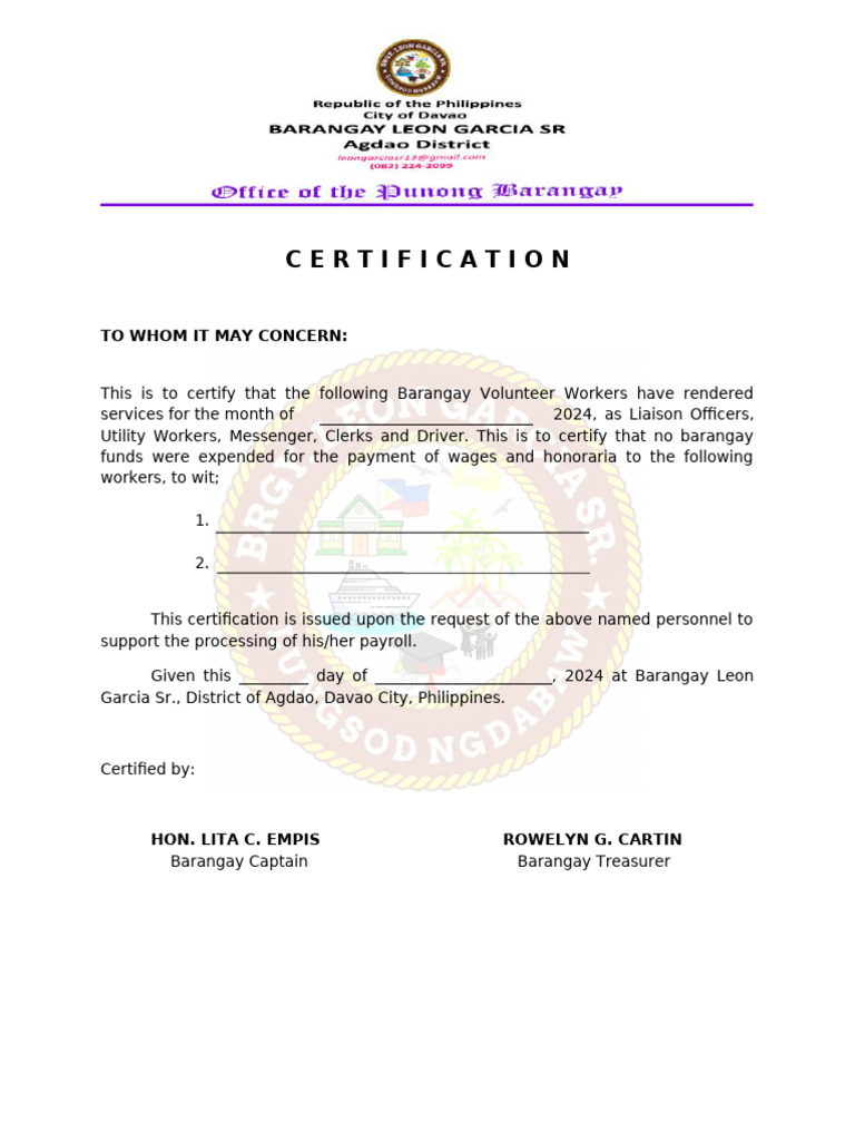 Certification DTR | PDF