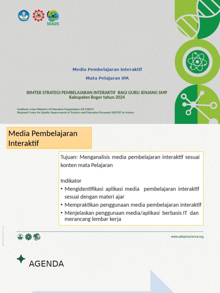 Media Pembelajaran Interaktif Kelas IPA | PDF | Karier & Perkembangan | Ilmu Sosial