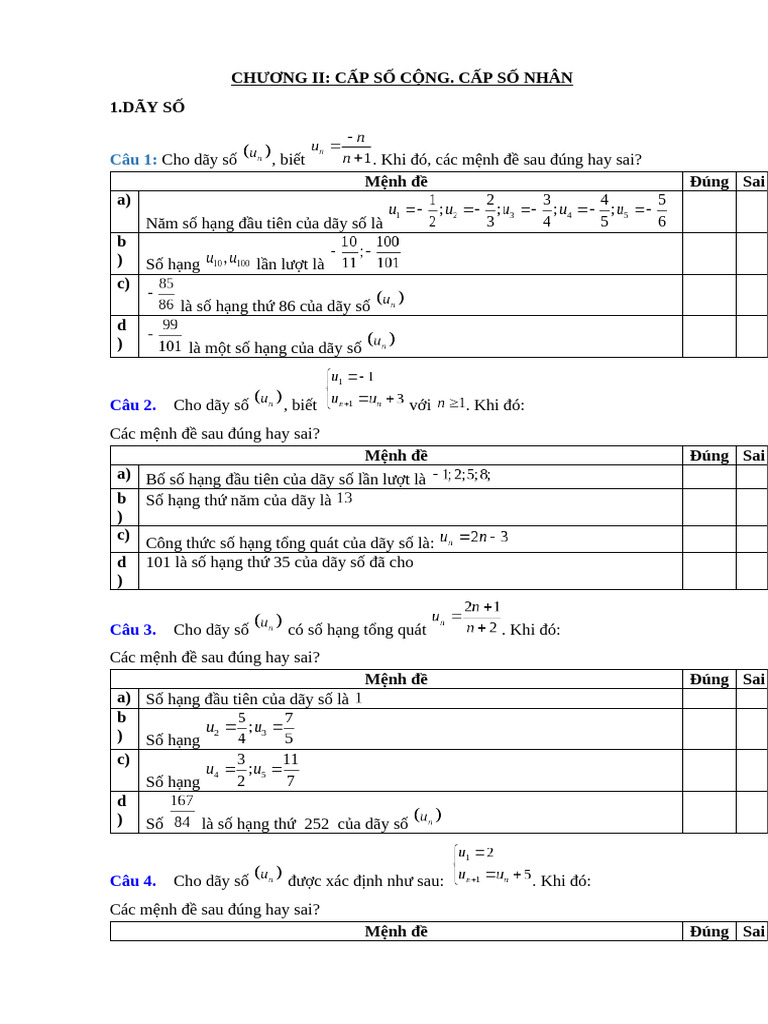 Bài tập chương 2 ds-csc-csn | PDF