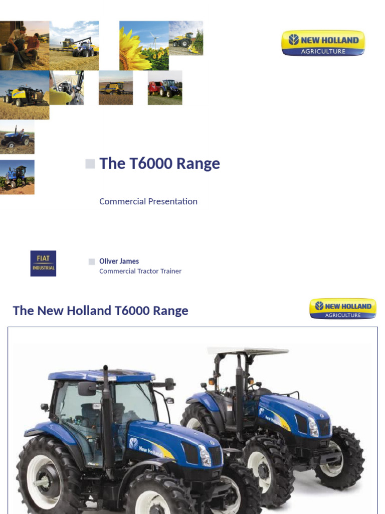 T6000 Commercial Presentation CHINA | PDF | Tractor | Four Wheel Drive