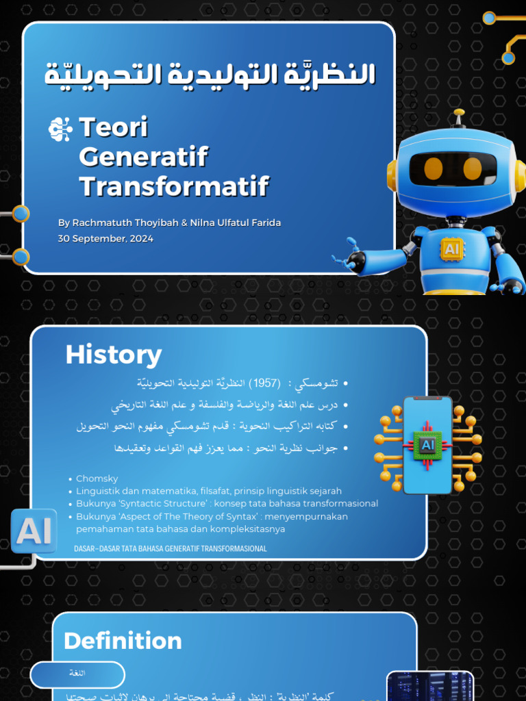 KEL. 5 Teori Generatif Transformatif | PDF
