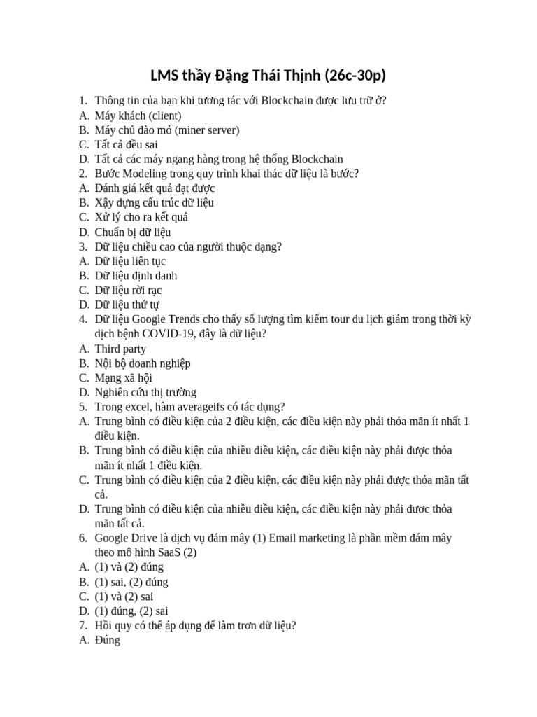 LMS Thay Thai Thinh | PDF