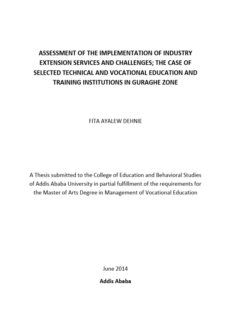 Assessment_of_the_Implementation_of_Indu | PDF | Vocational Education | Unemployment