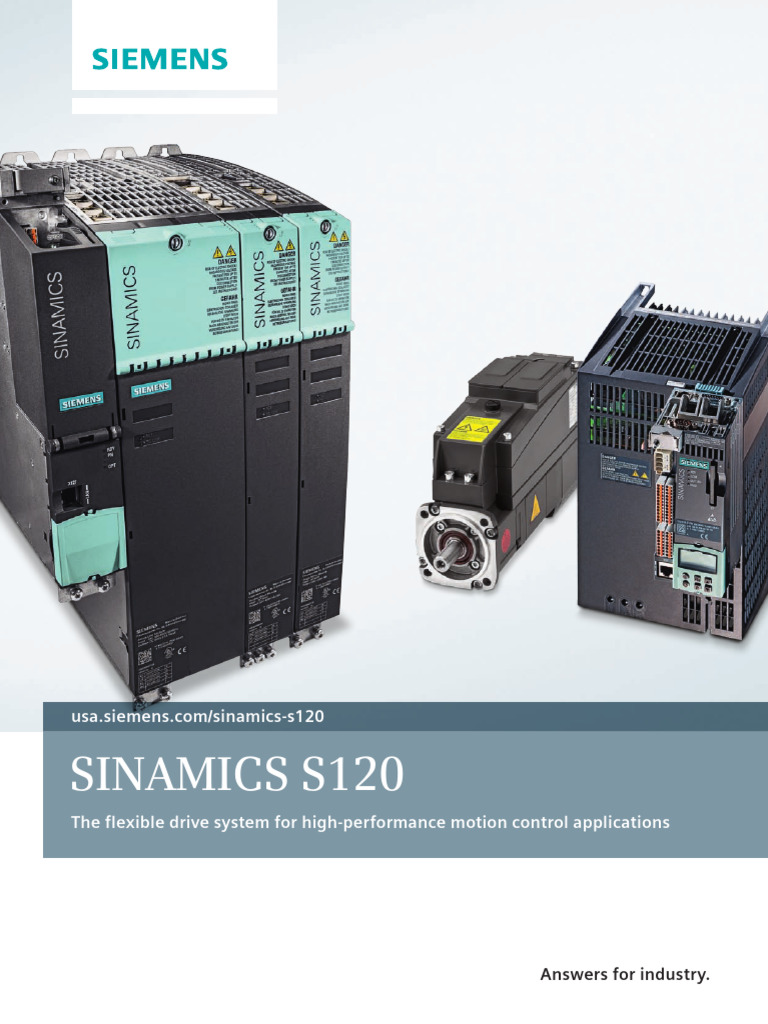 Sinamics s120 Servo | PDF | Electric Motor | Programmable Logic Controller