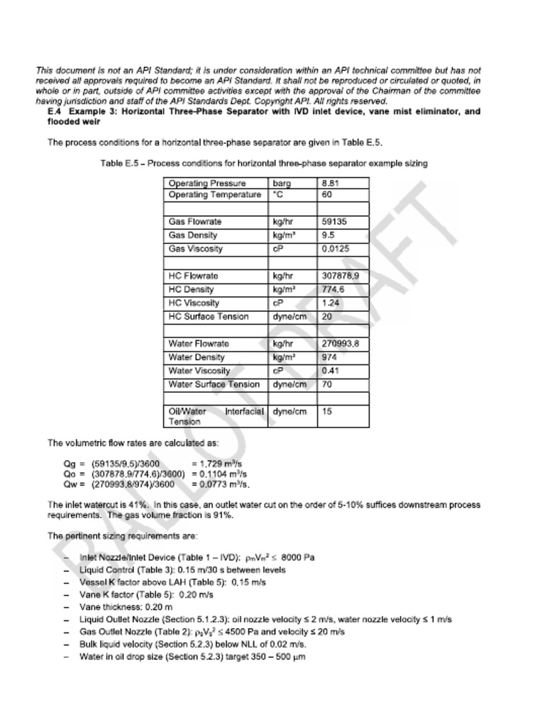 3-Phase Separator Sizing Report1 - Merged | PDF | Liquids | Gas ...
