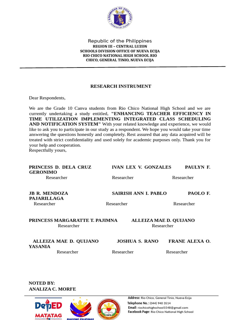 RESEARCH grade 10 | PDF