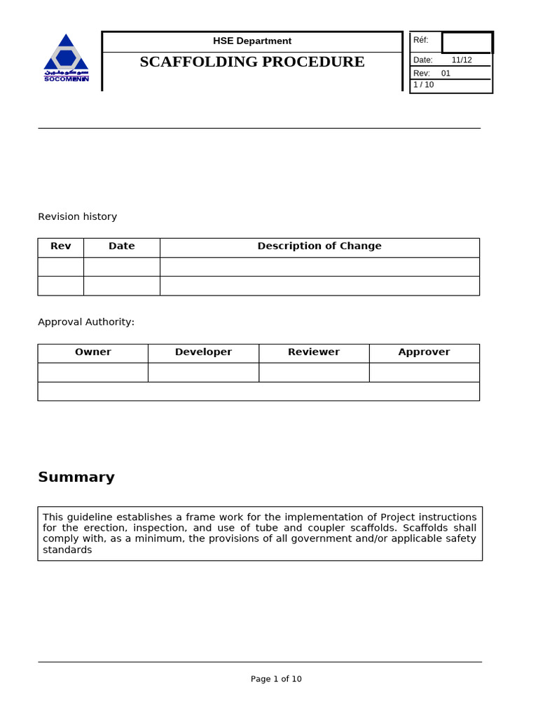 Scaffolding | PDF | Scaffolding | Manufactured Goods