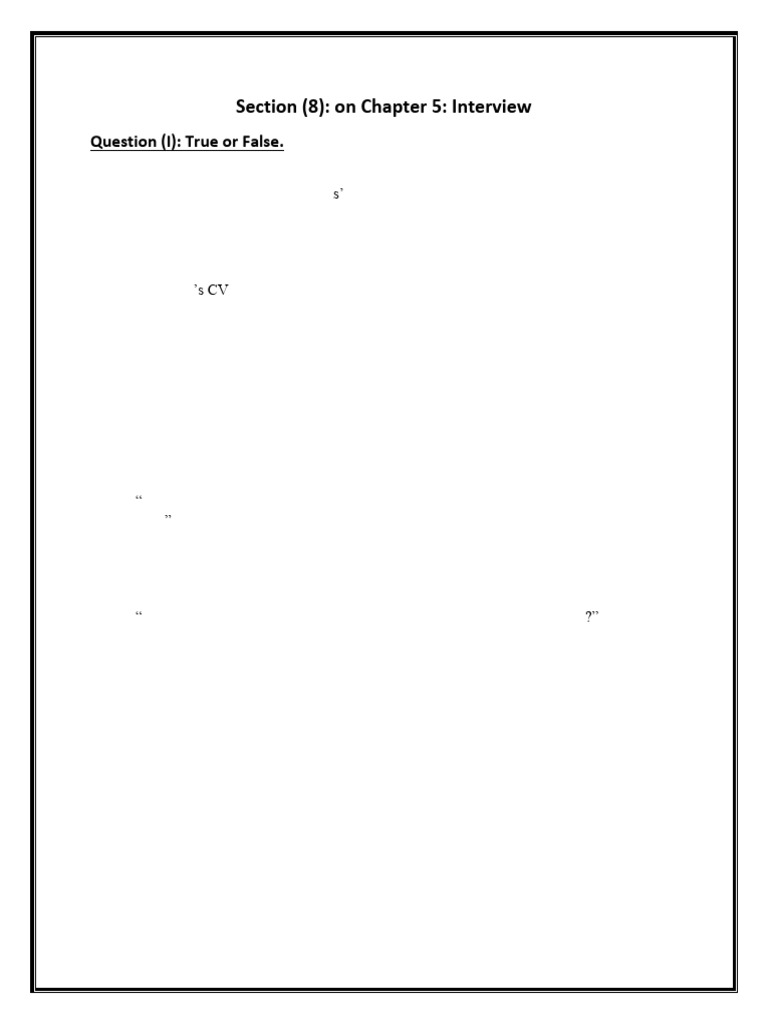 HR Section8- Chapter 5 (2) | PDF | Job Interview | Psychology