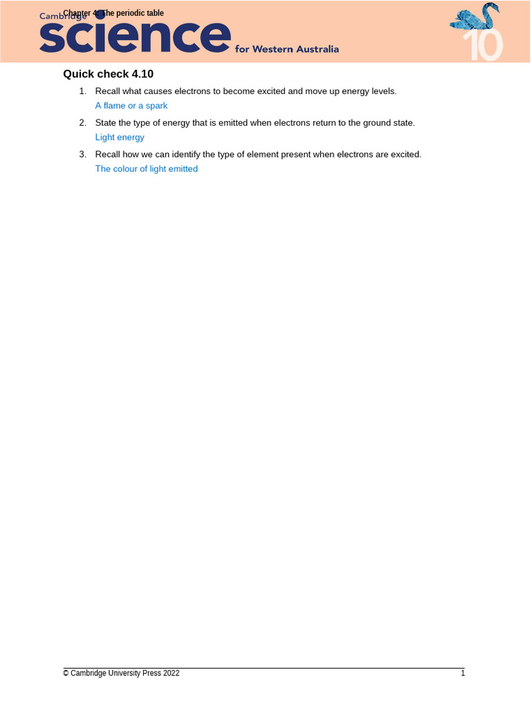 Quick Check 4 10 With Answers | PDF