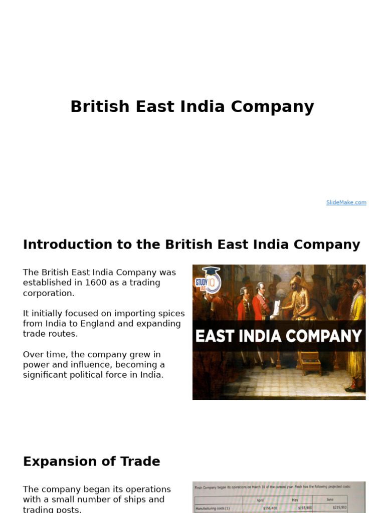 British East India Company | PDF