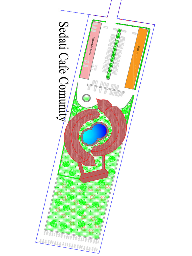 Lay Out Plan Cafe Sedati | PDF