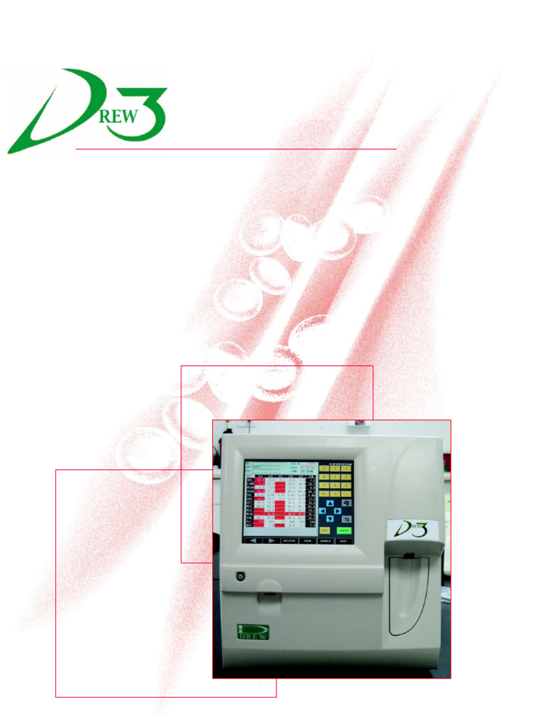Drew 3 Hematology Analyzer | PDF | Computing | Computer Engineering