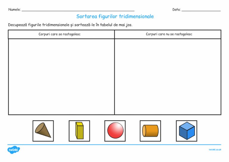 Do These Shapes Roll Worksheet | PDF