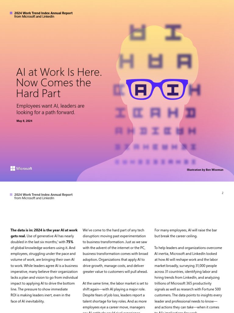 2024_Work_Trend_Index_Annual_Report_6_7_24_666b2e2fafceb | PDF | Artificial Intelligence ...