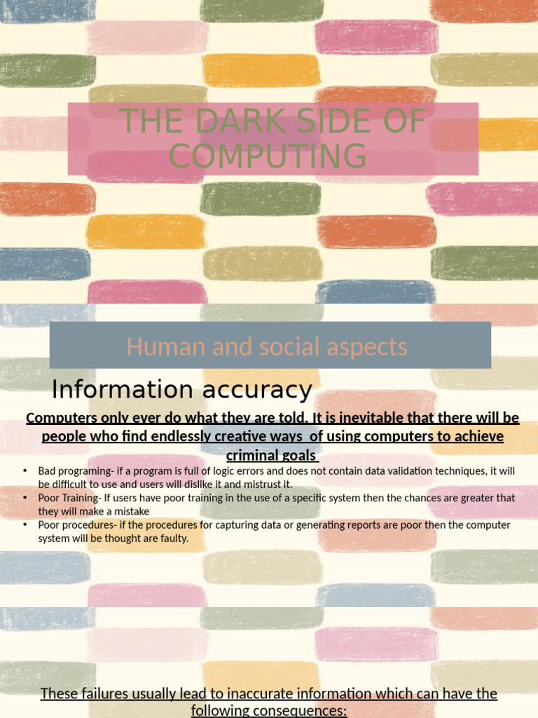 The Dark Side of Computing Explained | PDF | Solid State Drive | Laptop