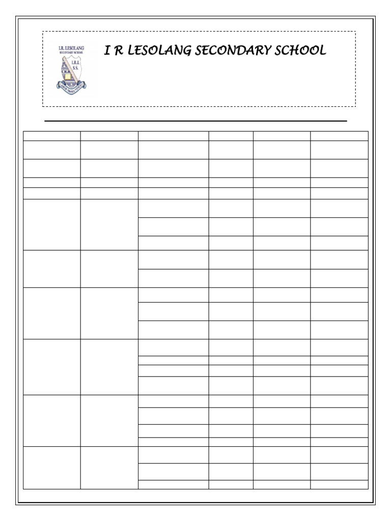 Grade 10 and 11 Term 4 Timetable 2024 PDF | PDF | Science