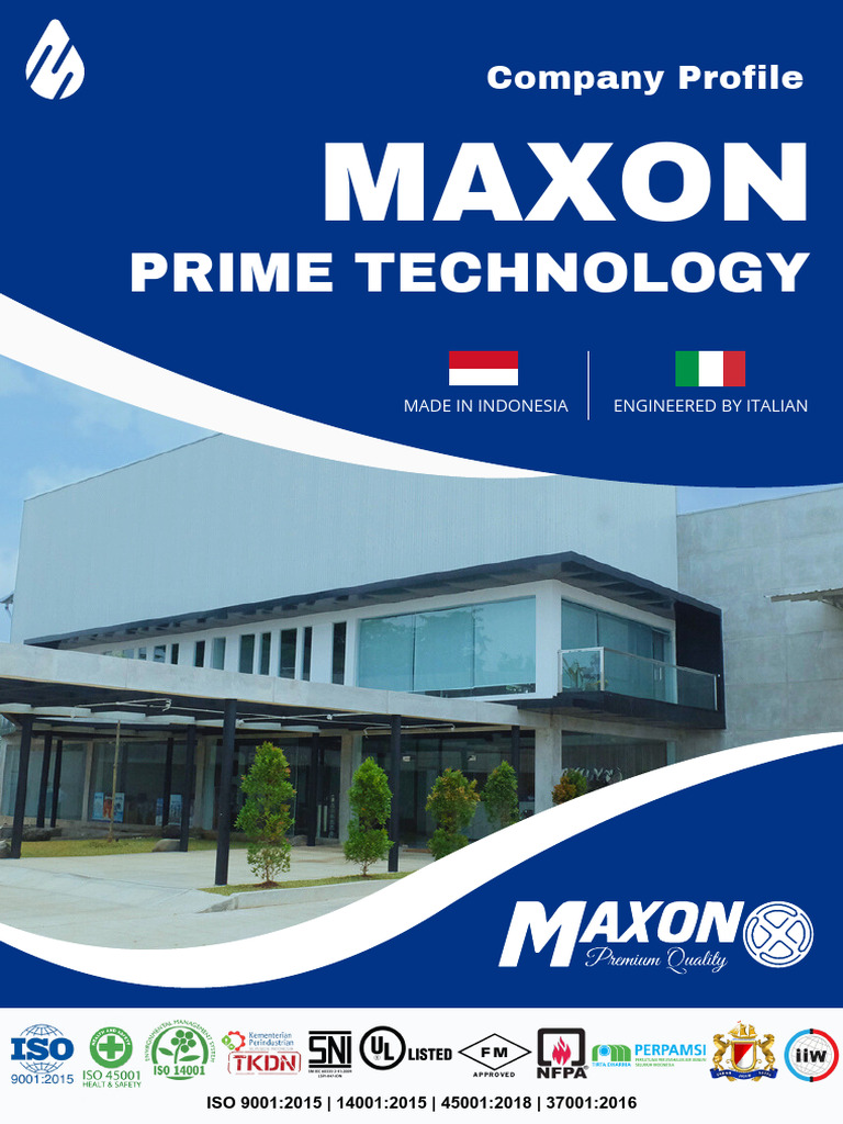 2024 COMPANY PROFILE GENERAL PRODUK MAXON | PDF | Pump | Mechanical Engineering