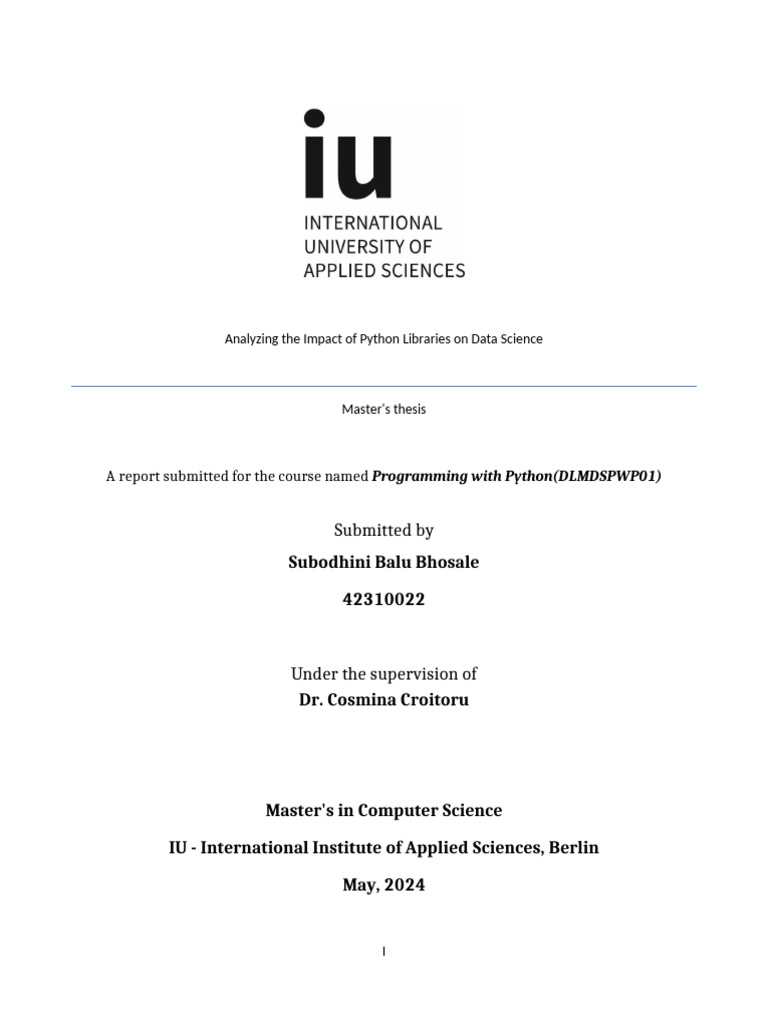 Python Written Assignment | PDF | Matrix (Mathematics) | Data Science