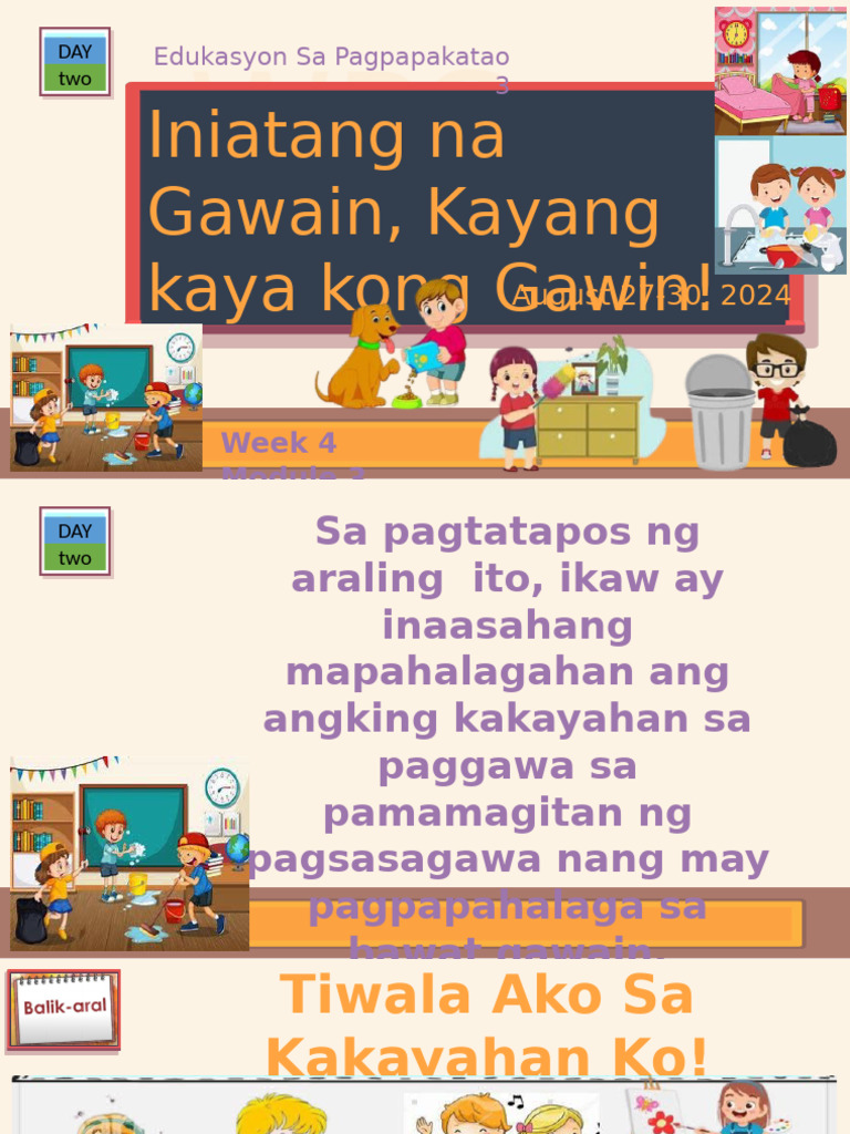 ESP Quarter 1 Week4 Module 3 | PDF