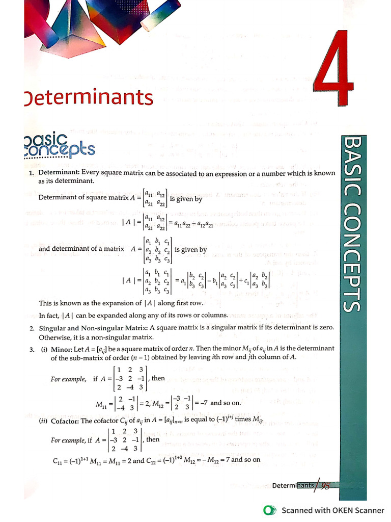 Determinant | PDF