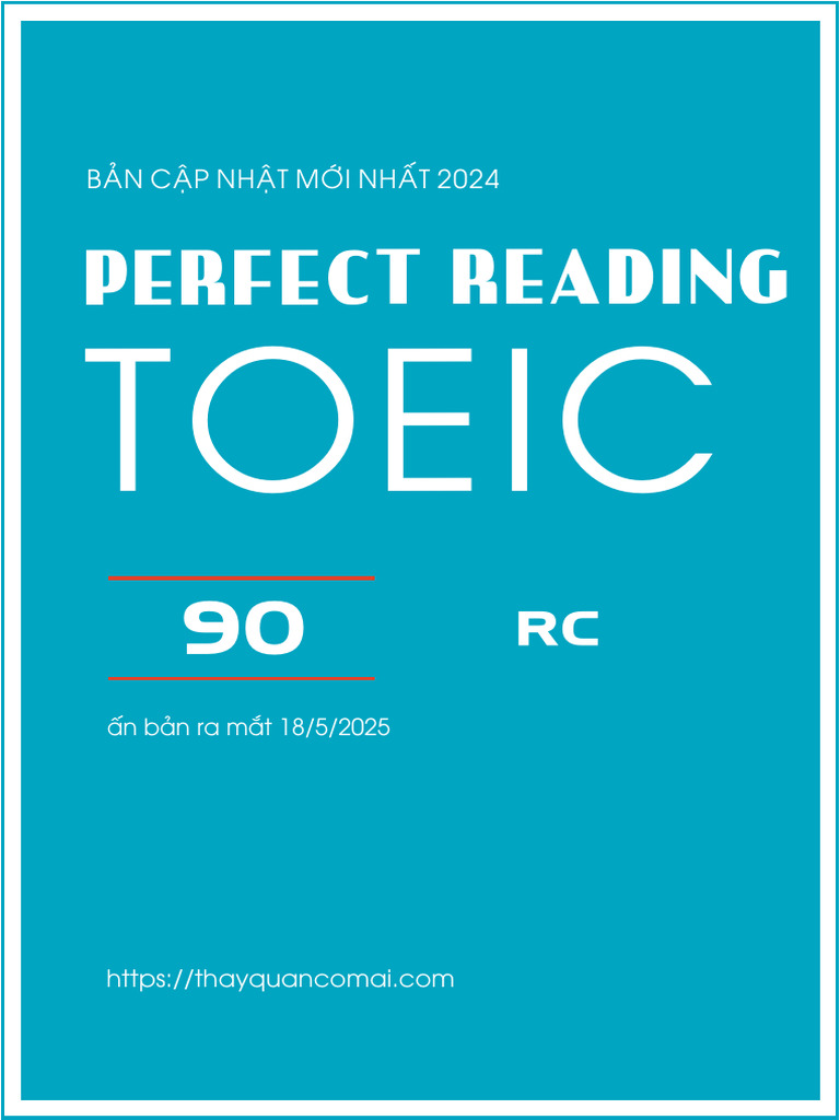 Perfect Reading: Toeic | PDF