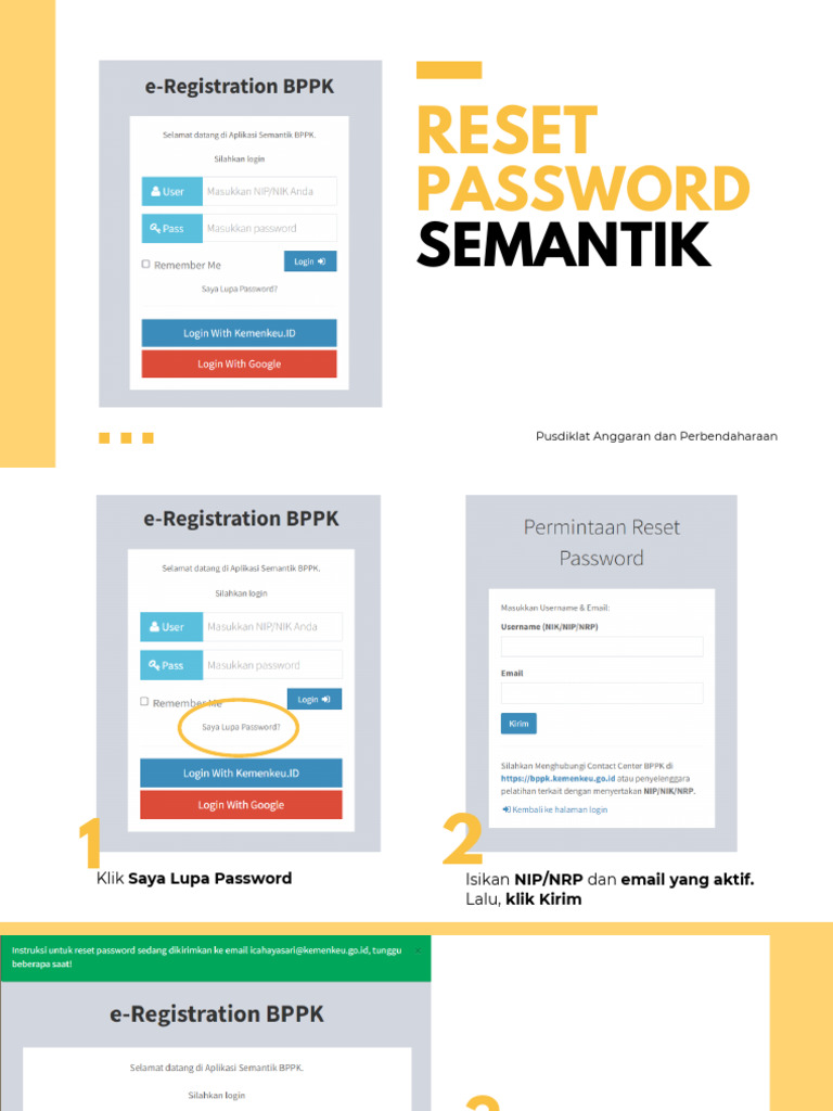 Panduan Reset Password Semantik Pdf