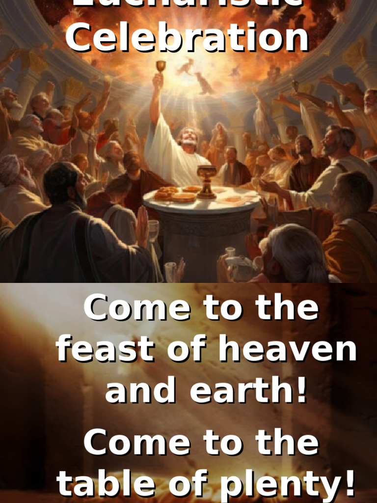 Outside Mass Slides | PDF | Glory (Religion) | Eucharist