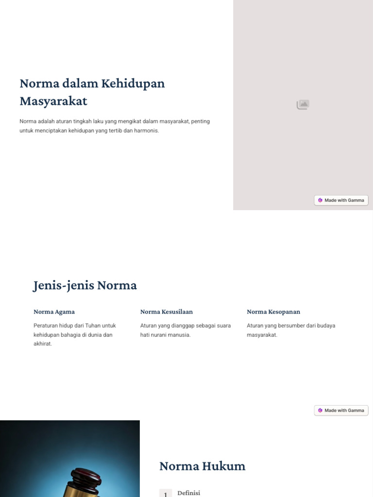 Norma dan Perilaku dalam Masyarakat | PDF | Gaya Hidup