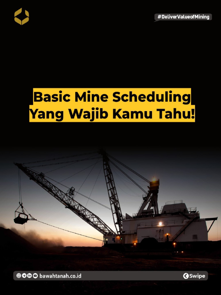 Basic Mine Scheduling-1 | PDF