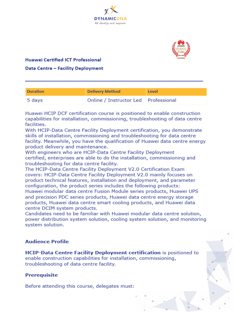HCIP Data Centre Facility Deployment Guide | PDF | Open Stack | Cloud ...