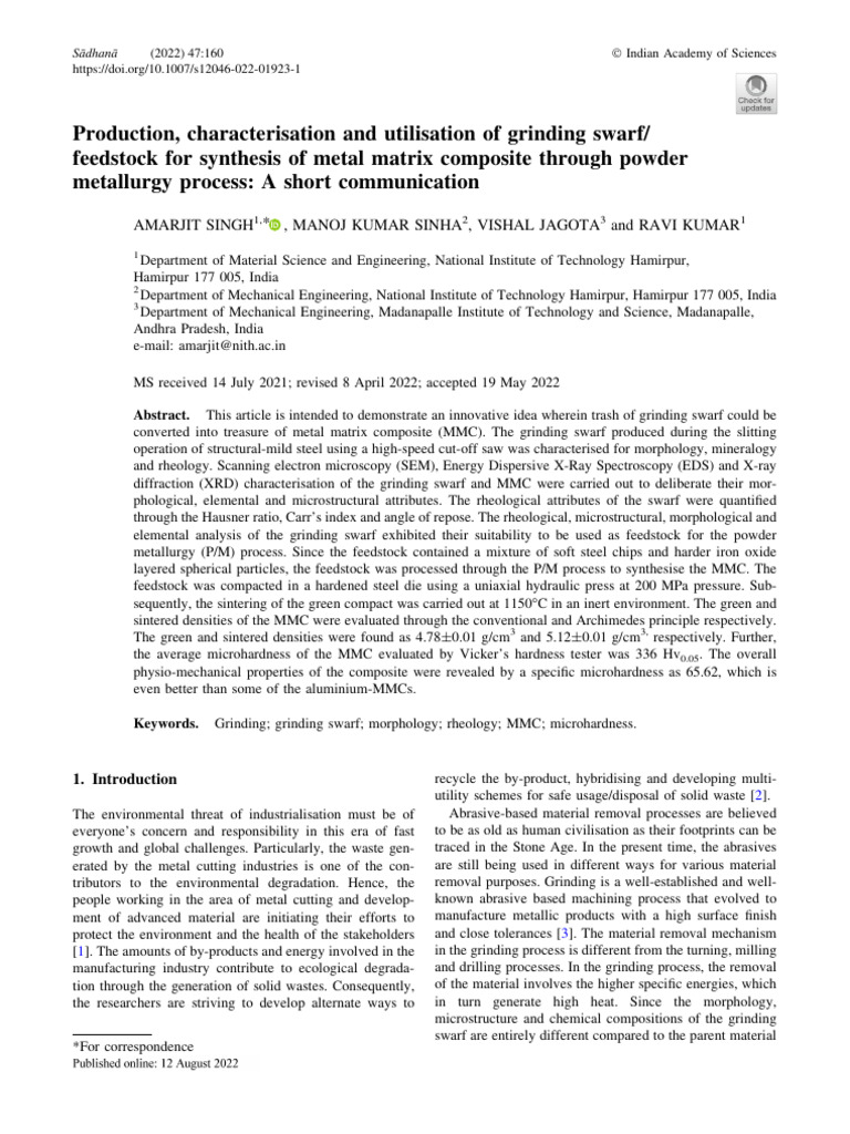 Production-characterisation-and-utilisation-of-grinding-swarffeedstock ...