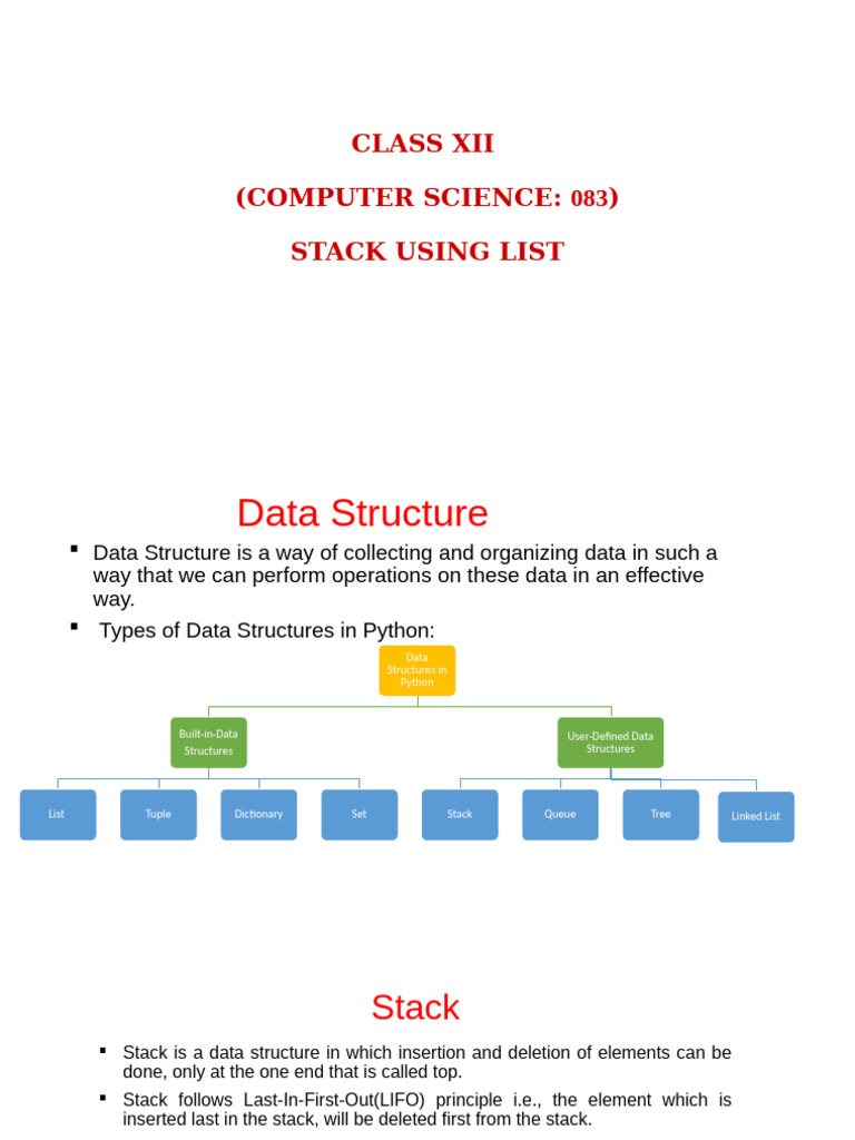 Stack using list | PDF | Computing | Software Engineering