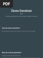 Resumo de Classes Gramaticais - para Imprimir | PDF