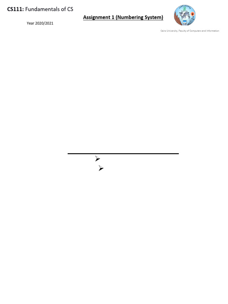 Version 2 - 2020 Assignment 1 Numbering System | PDF | Computer ...