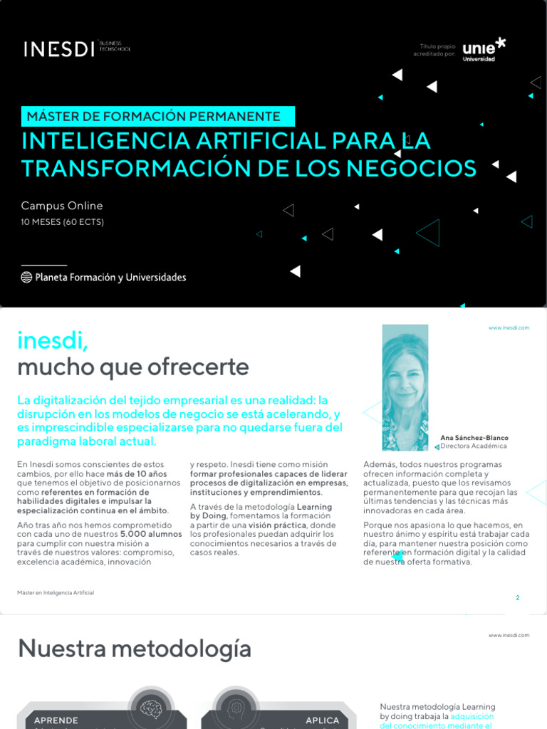 2404-Programa - Master en Inteligencia Artificial | PDF | Inteligencia artificial | Inteligencia ...