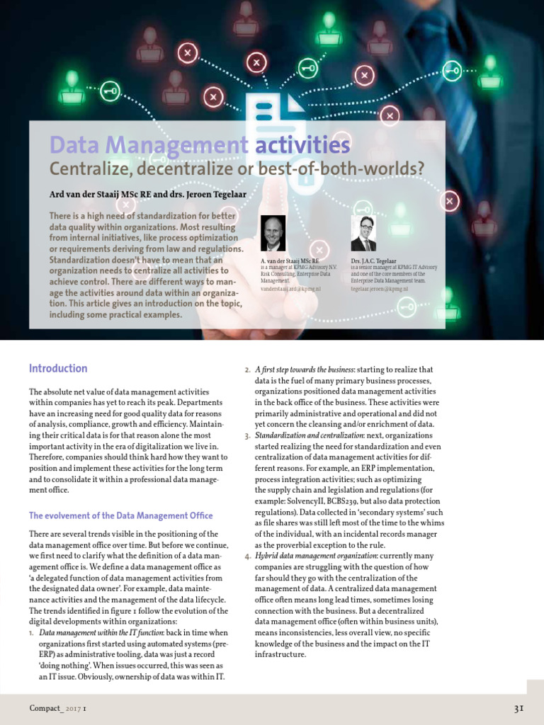 2017-1-Data management | PDF | Governance | Data