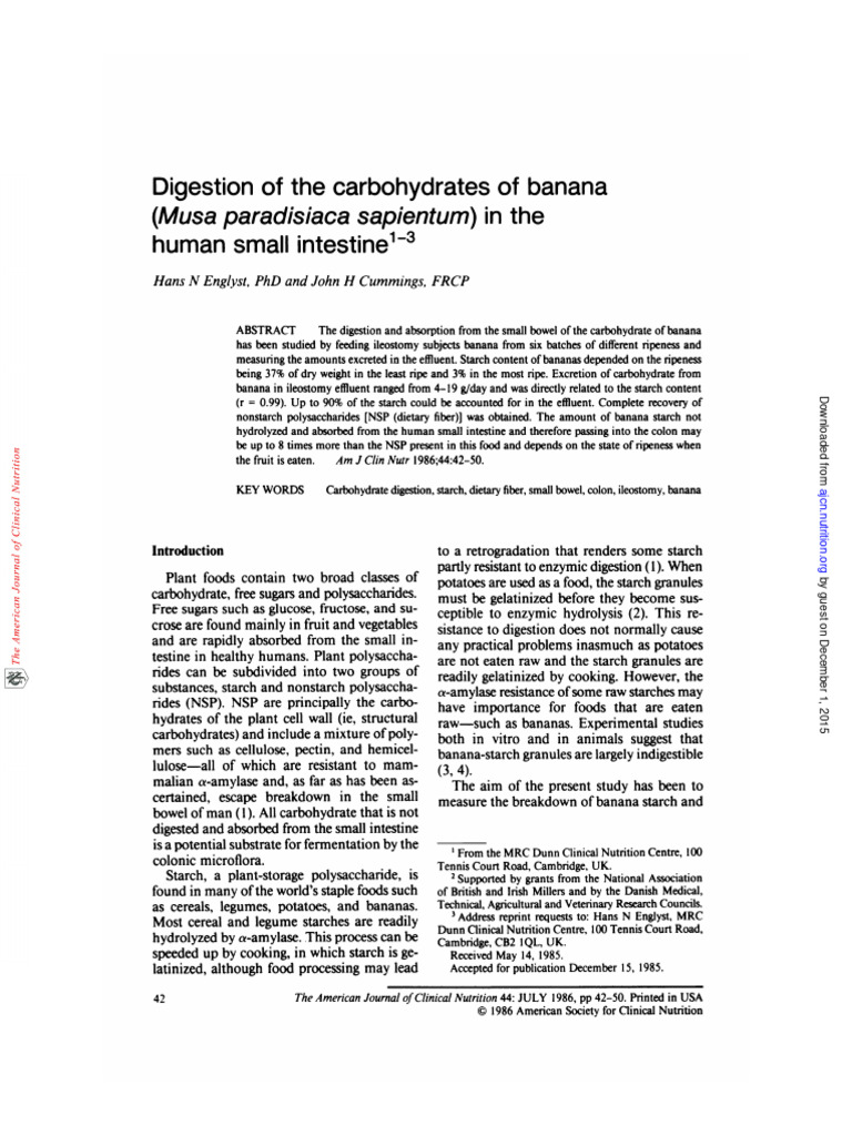 Digestion_of_the_carbohydrates_of_banana - American Health Journal (I ...