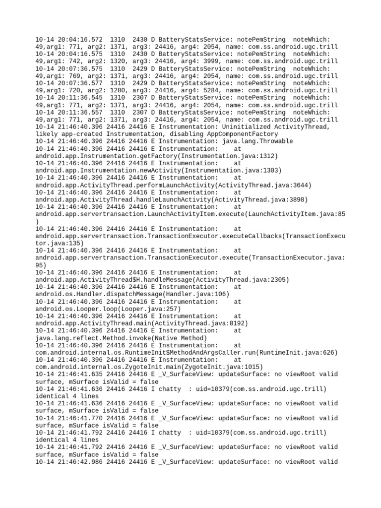 Log | PDF | Java (Programming Language) | Software