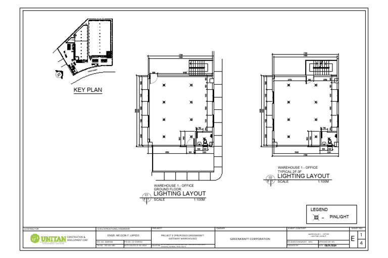 Greenkraft Warehouse Lighting Plan | PDF