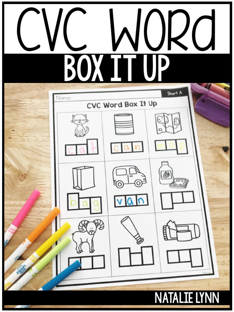 CVC Words Worksheets CVC Word Box It Up 5283255 | PDF | Foreign ...