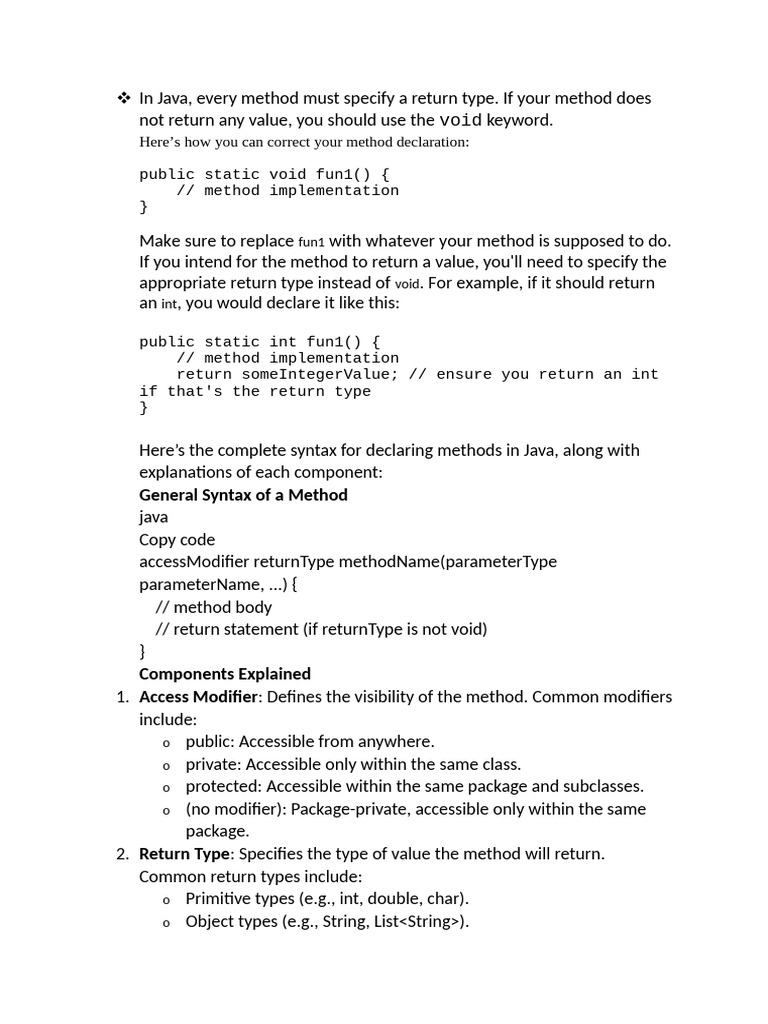 In Java Pdf Method Computer Programming Parameter Computer Programming