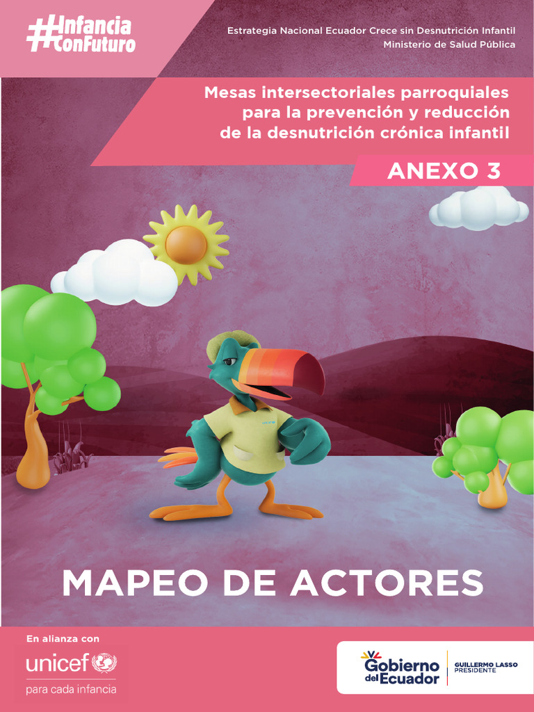 ANEXO 3 - Mapeo de Actores MIP PDF | PDF | Cartografía | Institución